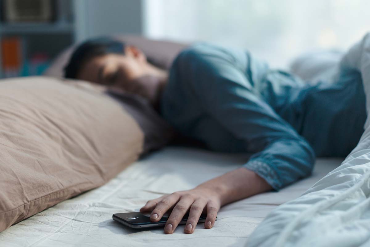 How Far Away Should Your Cell Phone Be When You Sleep Sleeping